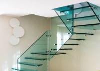 China Custom Aluminum & Glass Balcony Railing System - 8-15mm Tempered Glass, 3300x13000mm Max Size for sale
