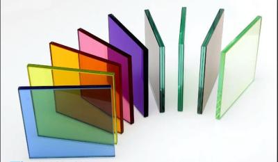 China Colored Laminated Glass Sheets 4-12mm Thickness PVB SGP Safety Glass Panels 3600x18000mm Maximum Size for sale