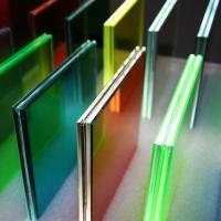 China Colored Laminated Glass Sheets 4-12mm Thickness PVB SGP Safety Glass Panels 3600x18000mm Maximum Size for sale