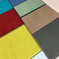 China Impact Resistant Colored Tempered Glass 3mm-19mm Thickness with Fine Polished Edge for Architectural Applications for sale