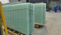 China 10.38mm Clear Milky White Laminated Safety Glass - 3mm to 15mm Thickness Options with 3600mm Maximum Size for sale
