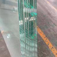 China Gradient PVB Laminated Safety Glass Panels 0.38mm to 6.08mm Thickness 3600x18000mm Maximum Size for sale