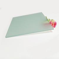 China Frosted Tempered Safety Glass 3mm-19mm Thickness 3600mm×18000mm Maximum Size With Thermal Stability for sale