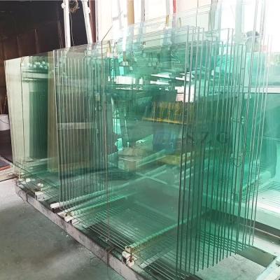 China Custom Tempered Safety Glass 3mm-19mm Thickness for Architectural Applications - Maximum Size 3600mm×18000mm for sale