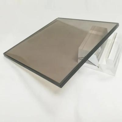 China Bronze Brown EVA Film Laminated Glass Custom Sizes 3600x18000mm with 0.38-3.04mm PVB Thickness for Architectural Security for sale