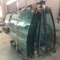 China Hot Curved Glass Balustrade 3mm-19mm Thickness 3600x18000mm Maximum Size for Exterior Walls and Architectural Applications for sale