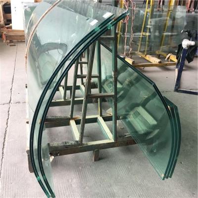 China Custom Curved Laminated Glass Plates 8mm 10mm 12mm Thickness for Architectural Applications for sale