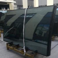 China 3mm-19mm Toughened Curved Insulated Glass Partition Walls - Custom Hot Bending Glass in 3600mm×12000mm Maximum Size for sale