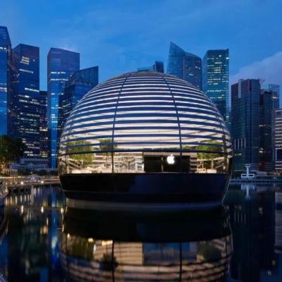 China Architectural Curved Tempered Glass 3-19mm Thickness 3600x18000mm Maximum Size for Balustrades & Windows for sale
