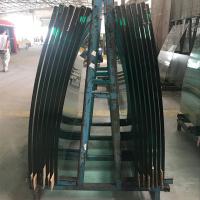 China Tempered Curved Glass 3mm to 19mm Thickness in Clear and Colored Options for Architectural Applications for sale