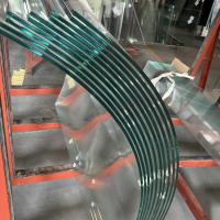 China 3D Curved Tempered Glass 6mm-19mm Thickness for Building Facades - Maximum Size 3600mm x 18000mm for sale