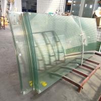 China Custom Bent Curved Glass Plate 3mm-19mm Thickness 3600mm×18000mm Maximum Size for Architectural Applications for sale