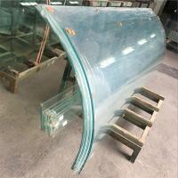 China Custom Curved Tempered Safety Glass 3-19mm Thickness 3600x18000mm Maximum Size for Building Greenhouses and Balcony Railings for sale
