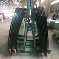 China Custom Curved Tempered Safety Glass 3-19mm Thickness 3600x18000mm Maximum Size for Building Greenhouses and Balcony Railings for sale
