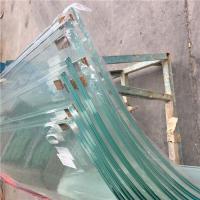 China 15mm Curved Tempered Glass Balustrade 3600x18000mm for Shopping Malls and Office Buildings for sale