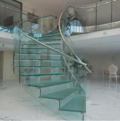 China 3D Curved Tempered Glass 3mm-19mm Thickness for Curtain Walls & Balcony Railings - Maximum Size 3600x18000mm for sale