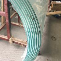 China Curved Laminated Tempered Glass 3600mm×18000mm Maximum Size with 3-19mm Thickness Options for Architectural Applications for sale