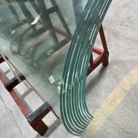 China Architectural Curved Glass Hot Bending High Temperature Tempered Glass 3-19mm for sale