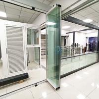 China 4mm 6mm 8mm 9mm Safety Toughened Glass Sliding Folding Door - Custom Sizes 3-19mm Thickness for sale