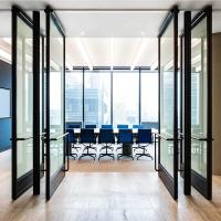 China 4mm 6mm 8mm 9mm Safety Toughened Glass Sliding Folding Door - Custom Sizes 3-19mm Thickness for sale