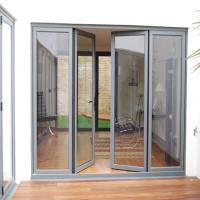 China Custom Frameless Aluminum Frame Tempered Swinging Glass Door 3-19mm Thickness Sound Insulation Options for sale