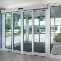 China Commercial Smart Automatic Sliding Glass Door - 3-19mm Thickness Options with Safety Tempered Glass for Hotels & Offices for sale