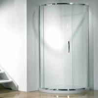 China Custom Chrome Barn Door 3mm-19mm Tempered Glass Sliding Shower Enclosure with Safety Glass for sale