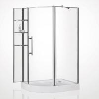 China Safety Sound Insulation Frosted Glass Shower Doors 3-19mm Thickness Custom Sizes for Hotels & Public Buildings for sale