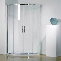 China Chrome Plated Barn Door Safety Tempered Glass Shower Enclosure 3-19mm Thickness Custom Size 3600x18000mm for sale