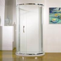 China Chrome Plated Barn Door Safety Tempered Glass Shower Enclosure 3-19mm Thickness Custom Size 3600x18000mm for sale