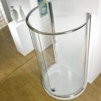 China Chrome Plated Barn Door Safety Tempered Glass Shower Enclosure 3-19mm Thickness Custom Size 3600x18000mm for sale