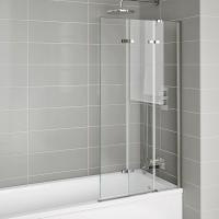 China Custom Tempered Glass Bathtub Sliding Doors - 3-19mm Thickness Options, Transparent Safety Glass for Bathroom & Villa Installations for sale