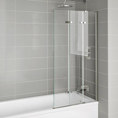China Custom Tempered Glass Bathtub Sliding Doors - 3-19mm Thickness Options, Transparent Safety Glass for Bathroom & Villa Installations for sale