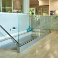 China 8-19mm Tempered Glass Balcony Railing System - Stainless Steel Framed Balustrade with European Safety Standards for sale