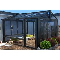 China Custom Low-E Glass Sunroom with Aluminum Frame - 4mm to 12mm Glass Options and 34dB Sound Reduction for sale