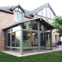China Custom Low-E Glass Sunroom with Aluminum Frame - 4mm to 12mm Glass Options and 34dB Sound Reduction for sale