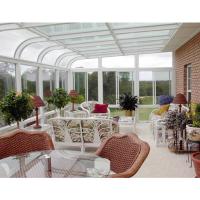 China Toughened Glass Greenhouse with 4-12mm Glass & Thermal Break Aluminum Frame for Winter Sun Room Installation for sale