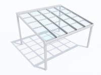 China Laminated Glass Sunroom with Aluminum Frame - 4mm to 12mm Glass Options, Energy Saving Low-E Glass Roof Systems for sale