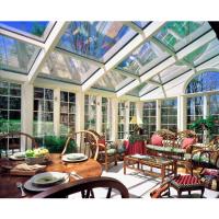 China Custom Aluminum Glass Sunroom with Heat Insulating 4-12mm Glass & UV Protection for Terrace Installation for sale