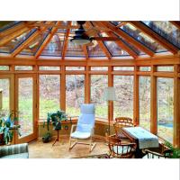 China Custom Aluminum Glass Sunroom with Heat Insulating 4-12mm Glass & UV Protection for Terrace Installation for sale