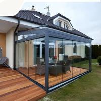 China Custom Glass Sunroom with Aluminum Frame - 4mm to 12mm Glass Options, 7-15 Day Delivery for Outdoor Garden Greenhouse for sale