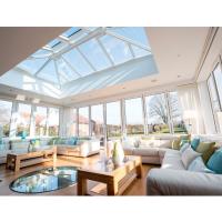 China Custom Aluminum Frame Safety Glass Sunroom 4-12mm Tempered Glass Prefab Greenhouse with 7-15 Day Delivery for sale