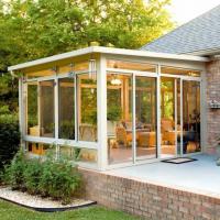 China Laminated Tempered Floating Glass Sunroom Easy Clean Energy Saving Glass Gazebo Sunroom Aluminum Frame Impact Resistant for sale