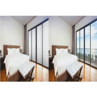 China Dynamic Privacy Bedroom PDLC Smart Glass 11mm Thickness with Remote Control and 1800x4000mm Size for sale