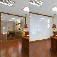 China PDLC Smart Glass 11mm Thickness with Remote Control - 1800x4000mm Max Size, 85% Light Transmission for Privacy Protection for sale