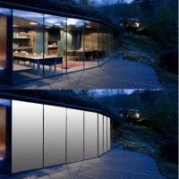 China PDLC Smart Glass 11mm Thickness with Remote Control - 1800x4000mm Max Size, 85% Light Transmission for Privacy Protection for sale