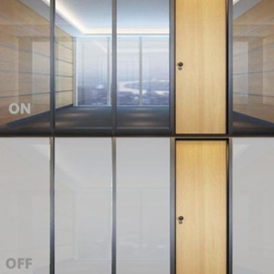 China Low E Smart PDLC Glass 11mm Thickness with 1800x4000mm Size and <5W/m² Power Consumption for Office Privacy for sale