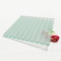 China OEM Decorative Frosted Glass Interior Doors 3-19mm Thickness 3300x6000mm Maximum Size Custom Shapes for sale