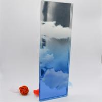 China Custom Decorative Glass 5mm-15mm with Landscape Painting for Office Buildings - Flat/Curve Design Up to 3300x6000mm for sale