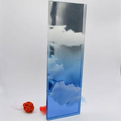 China Custom Decorative Glass 5mm-15mm with Landscape Painting for Office Buildings - Flat/Curve Design Up to 3300x6000mm for sale